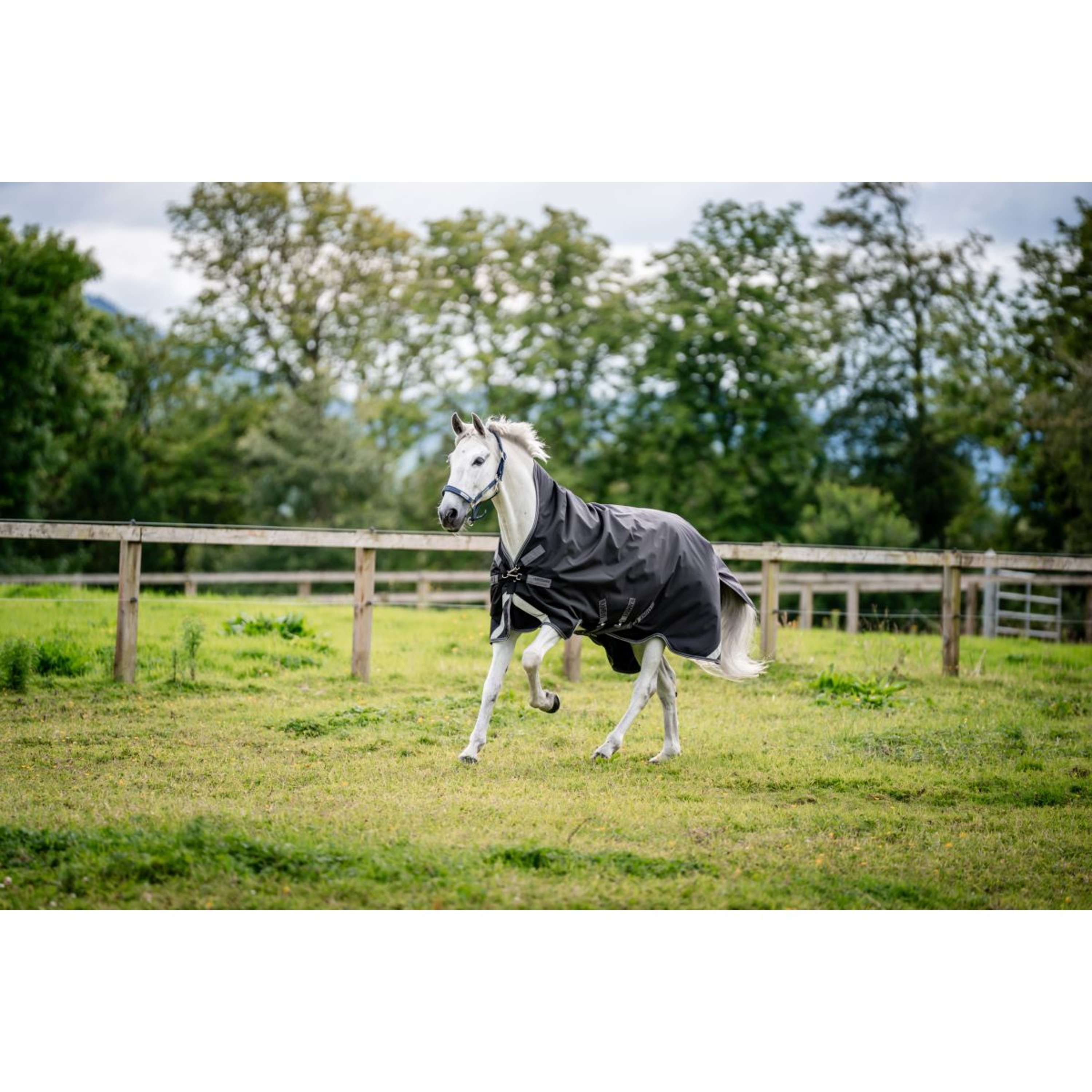 Rambo Wug Turnout Med 200g Black/Thunderstorm Grey | Agradi.de